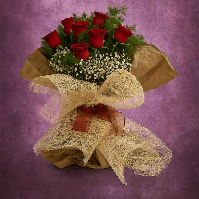 Red Rose Bouquet 7 Pack (Turkey) | FLORA724